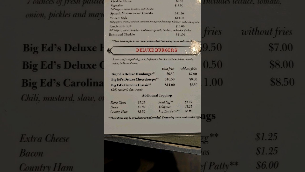 Juicy new cheeseburger hack at Big Ed's Raleigh Nc! #biged #burger # ...