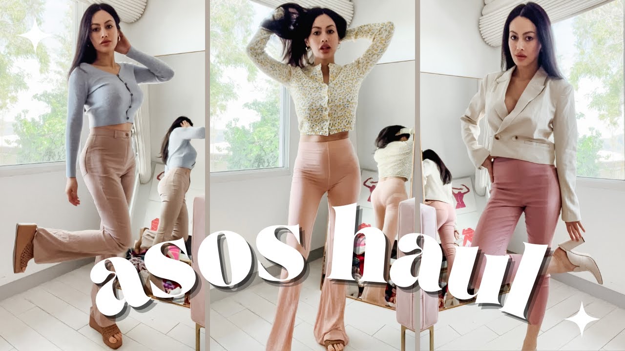 Asos Spring Clothing Try On Haul | Asos lounge and workwear haul | 7 ...