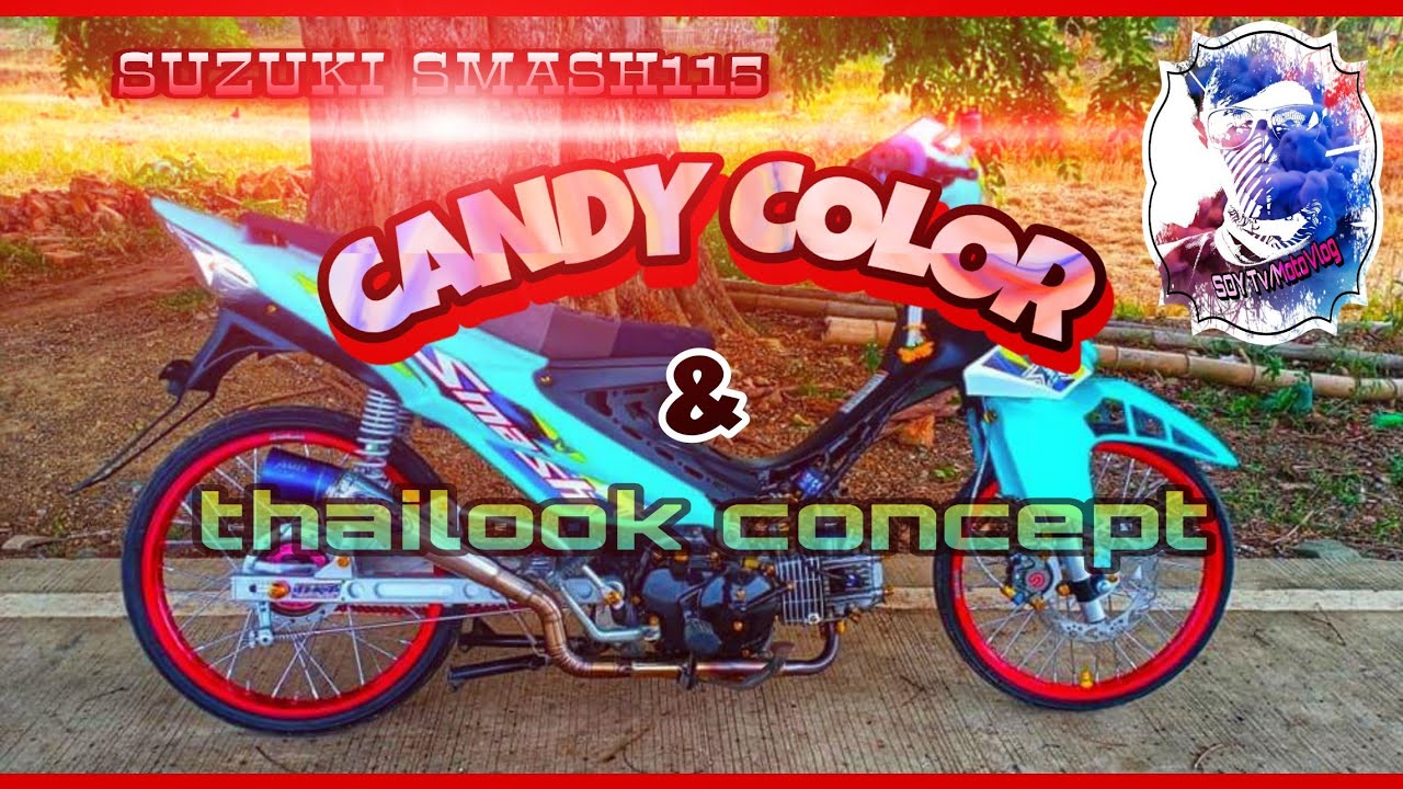 Best of suzuki smash 115 | Candy color and thai look concept - YouTube