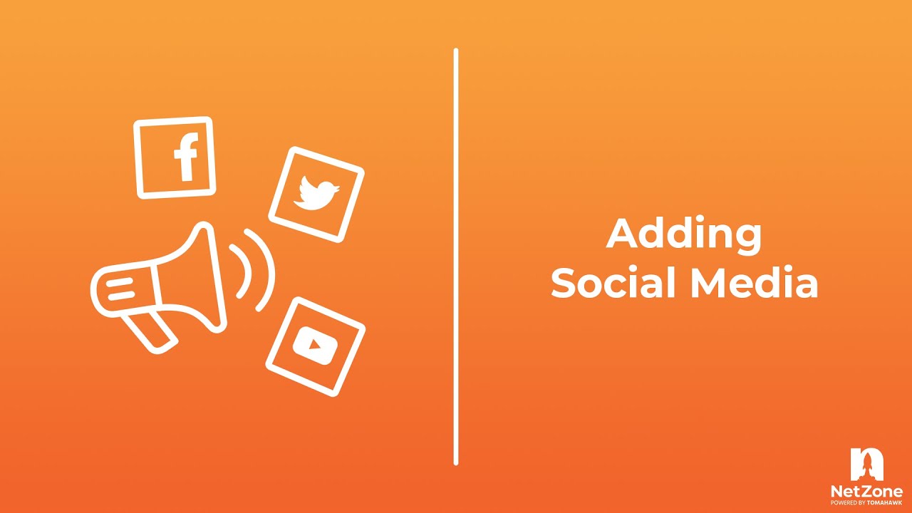 NetZone CMS 101: Adding Social Media to your Website - YouTube