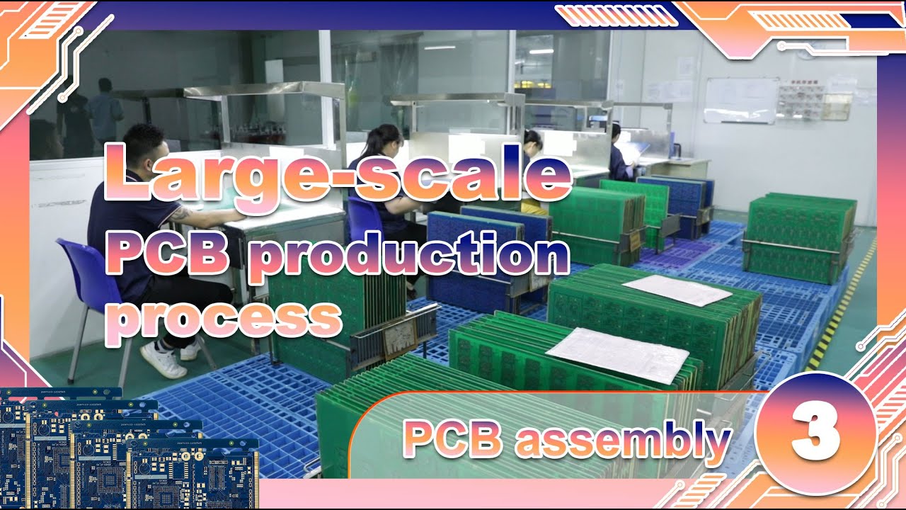Large-scale PCB production process--PCB assembly 3 - YouTube