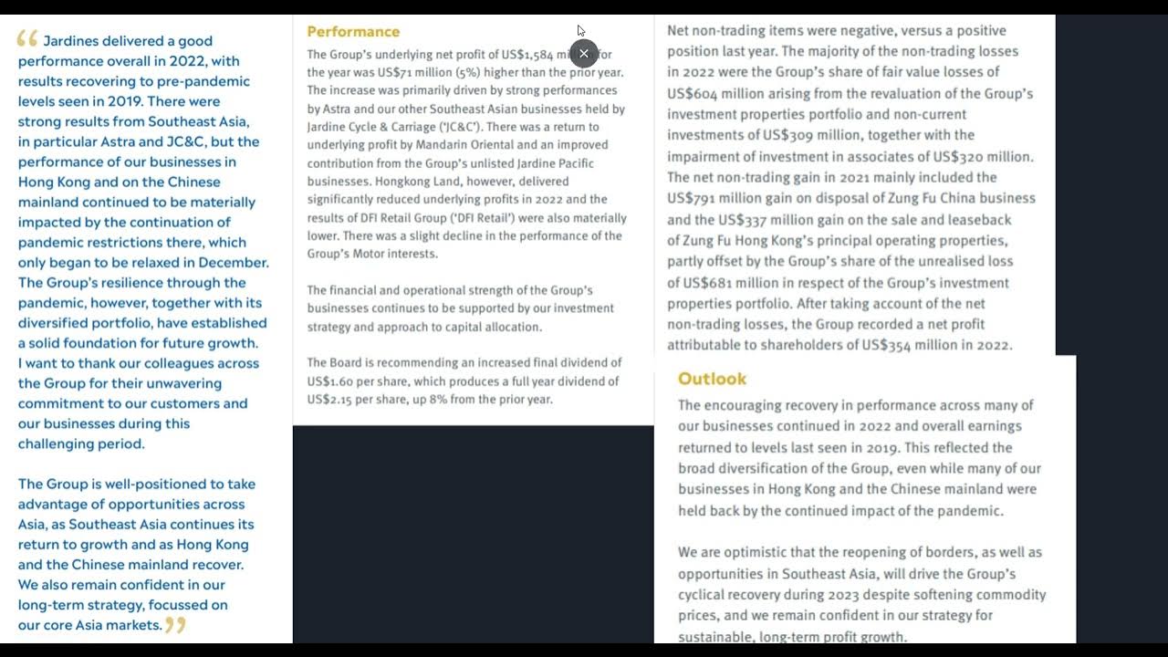 Jardine Matheson Holding Intro Part 1 - YouTube