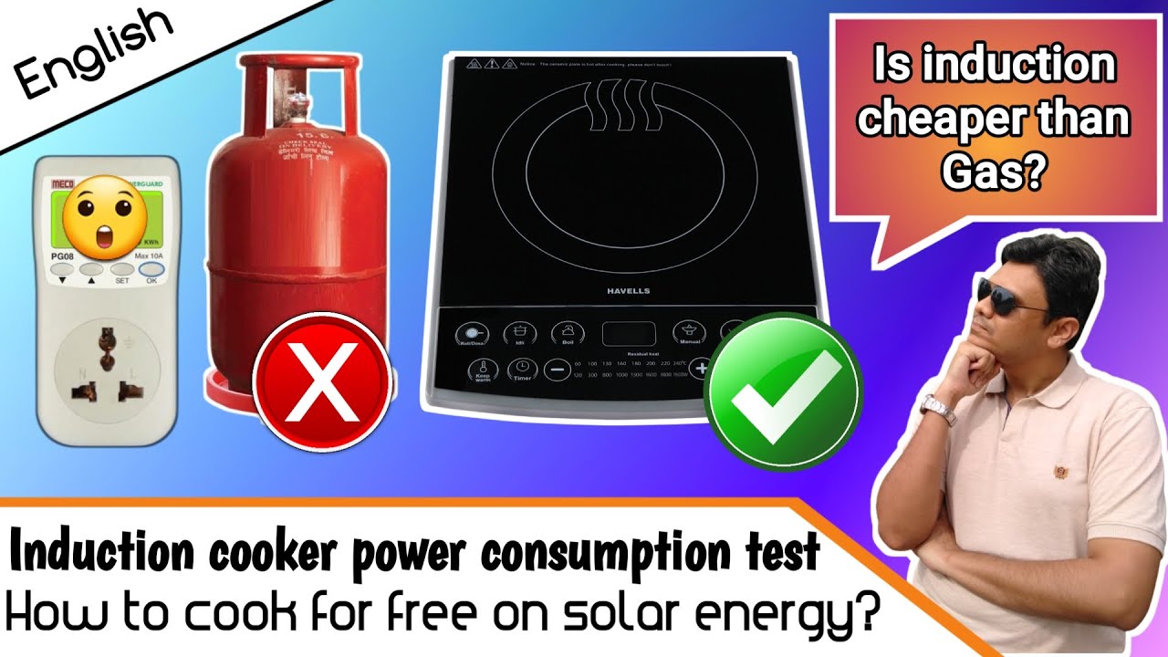 [Eng] Induction cooktop power consumption test All Modes | Cheaper than ...