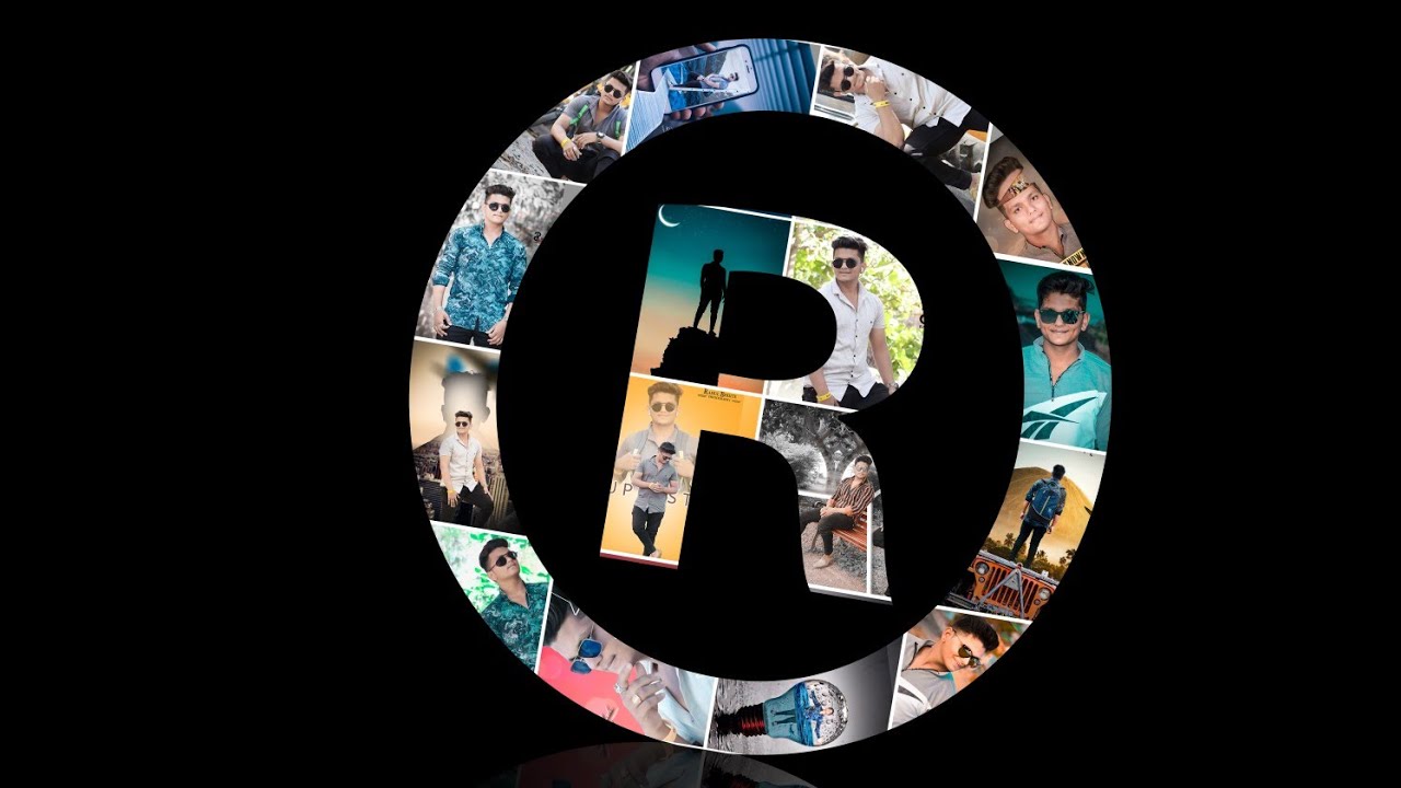 name letter text photo editing photoshop tutorial. - YouTube