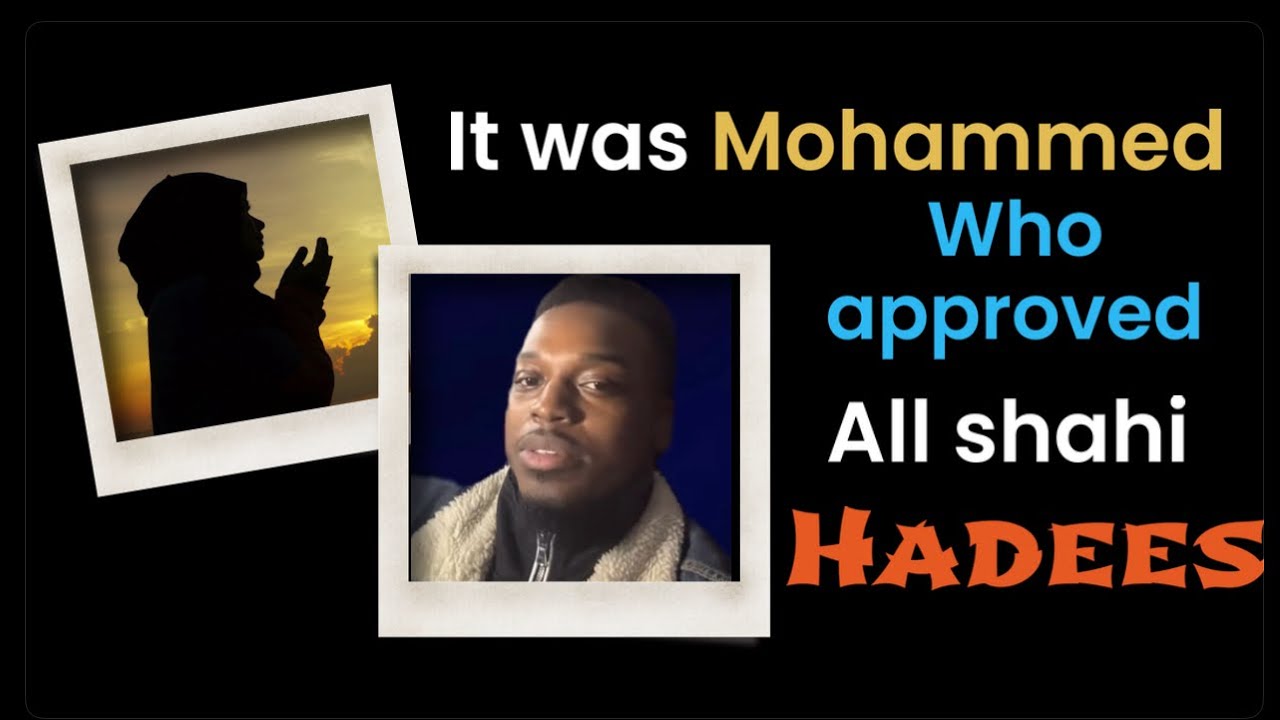 It was Mohammed approved all Hadith,in bible 80% jesus didnt speak ...