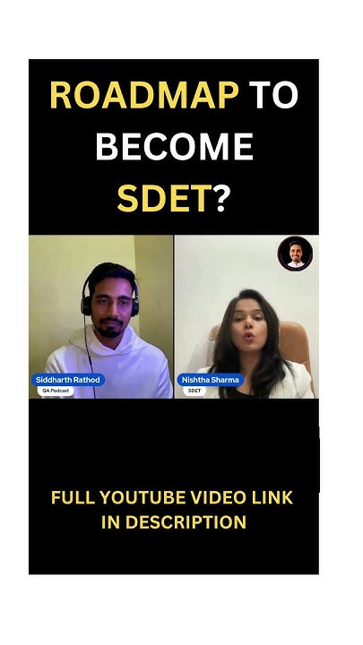 Roadmap to become SDET | SDET Roadmap | How to become SDET | Roadmap to SDET - YouTube