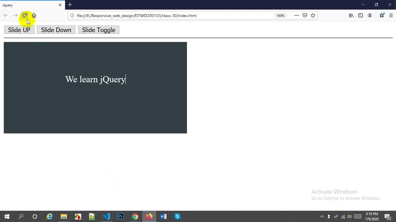 Responsive Web Design JQuery Part 6 SlideUP SlideDown SlideToggle YouTube responsive-web-design-jquery-part-6-slideup-slidedown-slidetoggle-youtube