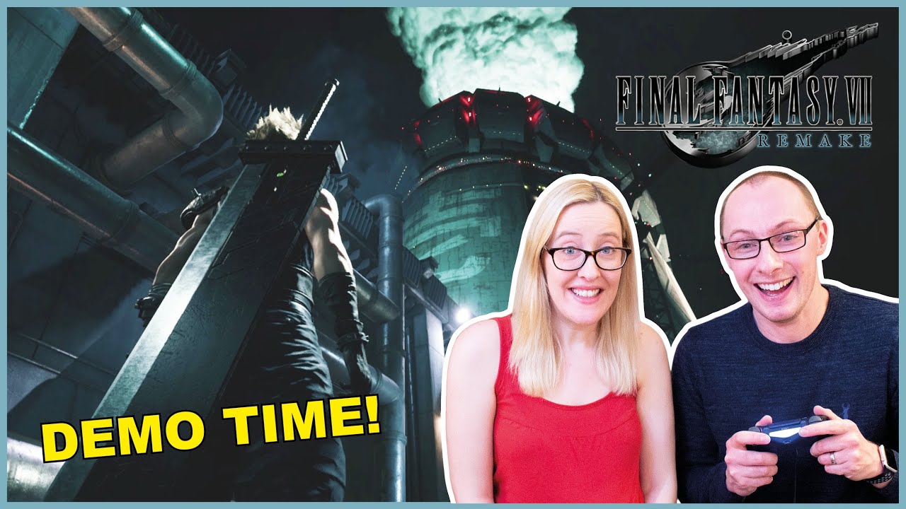 LET'S MOSEY! Final Fantasy VII Remake Demo PLAYTHROUGH & REACTION ...