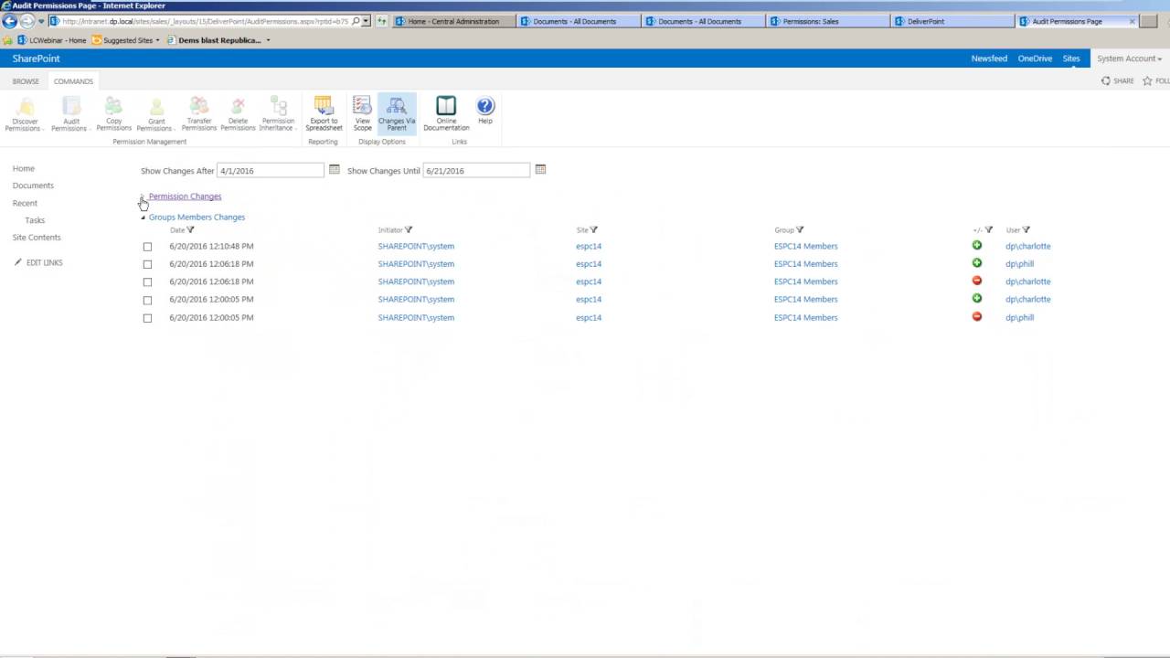 Audit SharePoint Permissions - YouTube