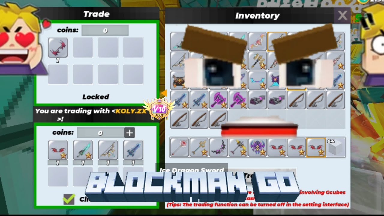 (43) How to get rich 🤑 💵 Trade in block man go sky block enjoy video # ...