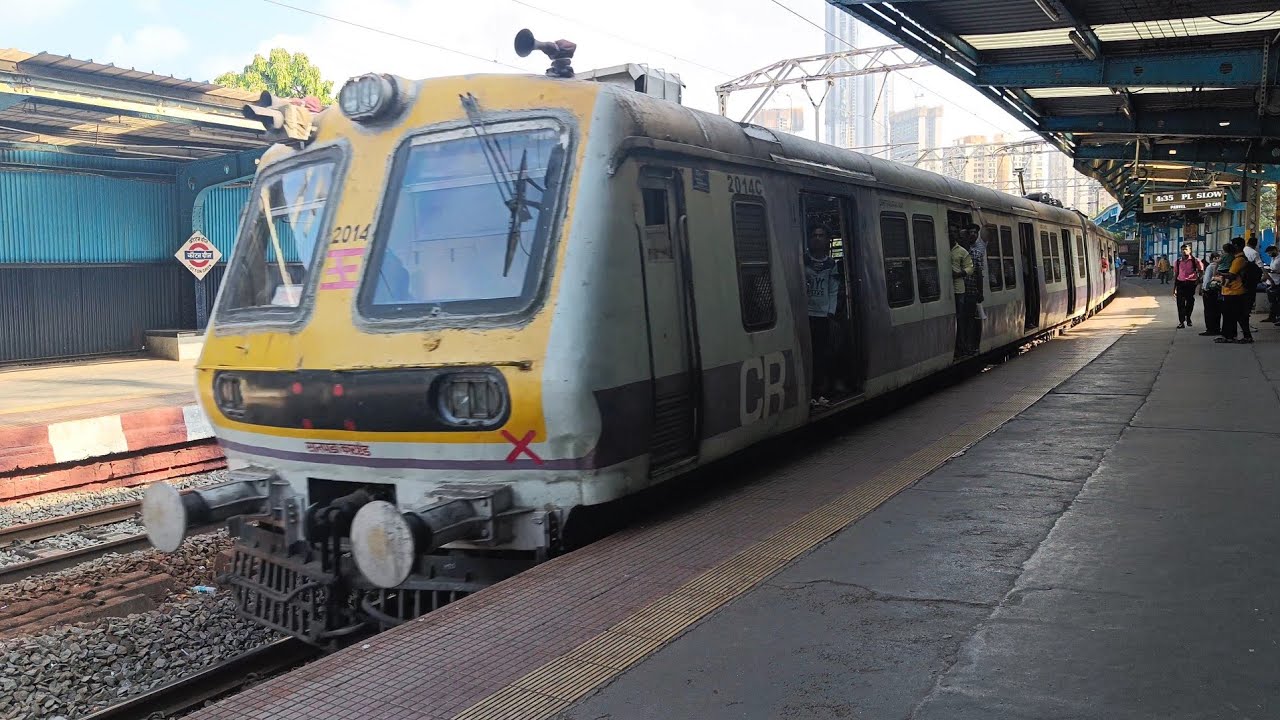 Announcement of CSMT Local Train at Cotton green Station Mumbai - YouTube