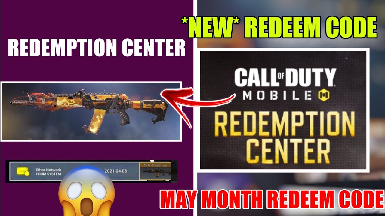 AK 47 Pumpkin Head Legendary Skin Redeem code | codm redeem code | codm ...