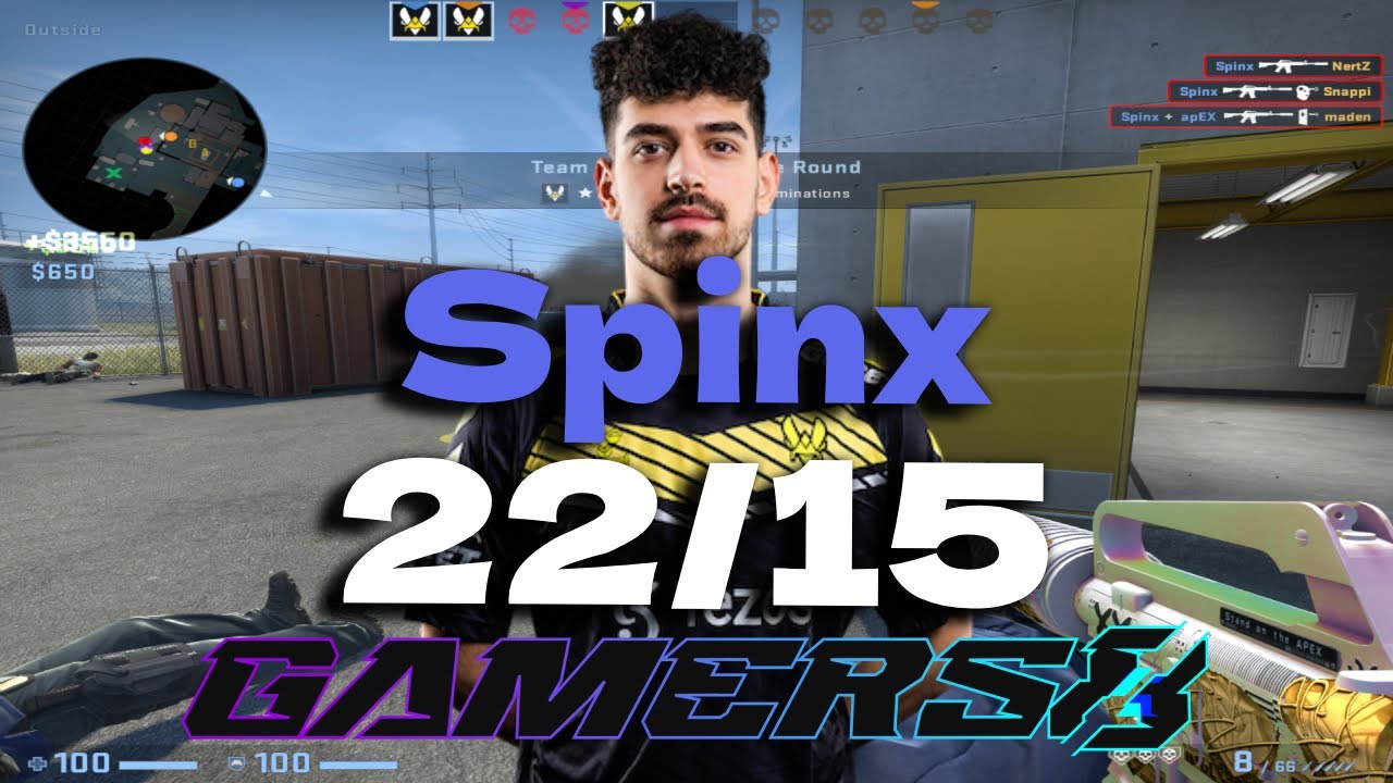 CSGO POV Vitality Spinx (22/15) vs ENCE (nuke) @ Gamers8 2023 Grand ...