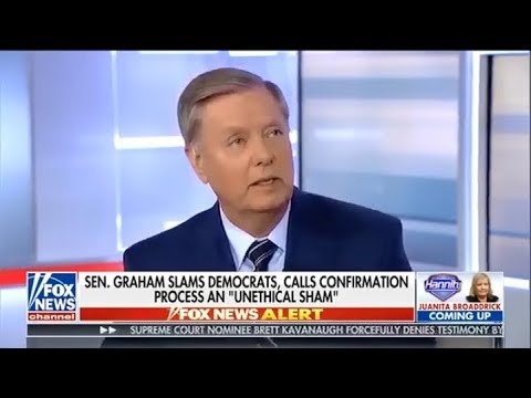 Lindsey Graham on his angry outburst at Kavanaugh hearing - YouTube