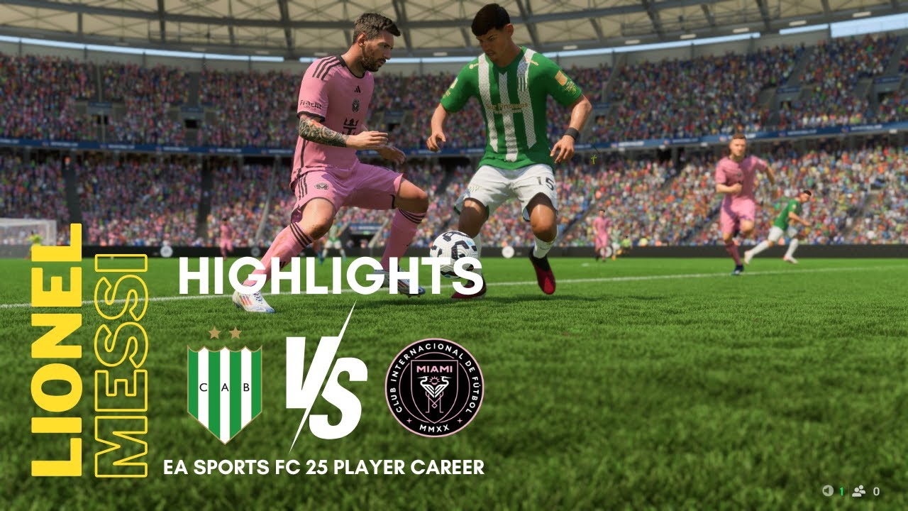 Highlights Banfield vs Inter Miami | Lionel Messi FC 25 career - YouTube