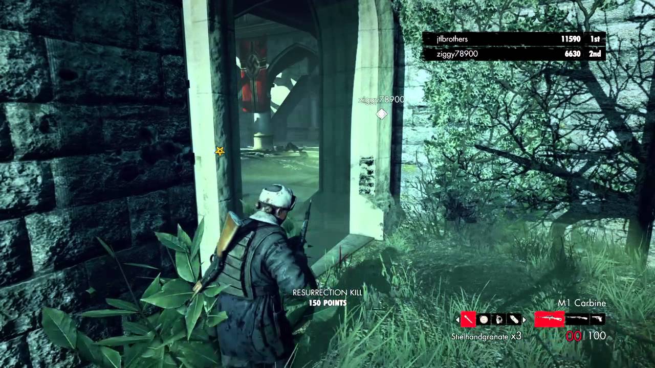 Zombie Army Trilogy Defend The Church - YouTube