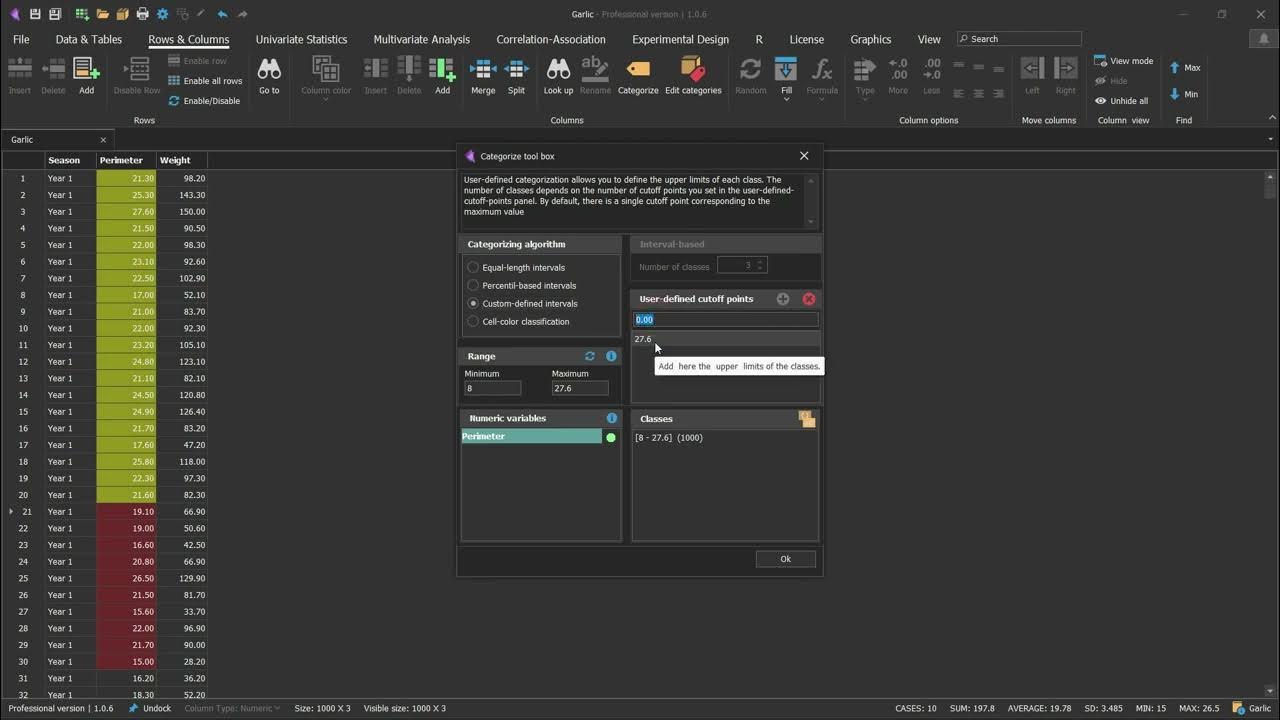 Categorize numeric variable - YouTube