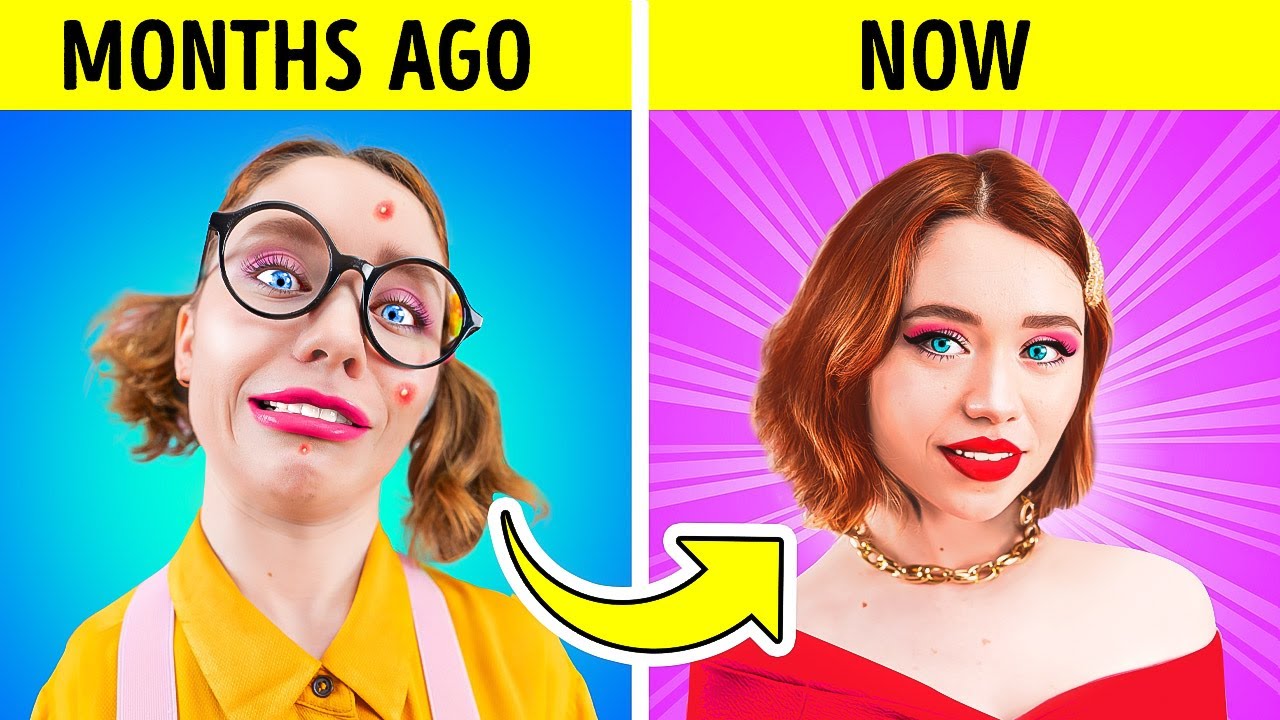 From Looser To Popular Nerd Vs Hottie Girl How To Be Cool In College By Challenge Accepted