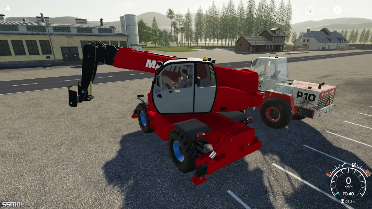 Farming Simulator 2019 mods Manitou MRT-2150 & Poclain P10 Wheel Loader ...