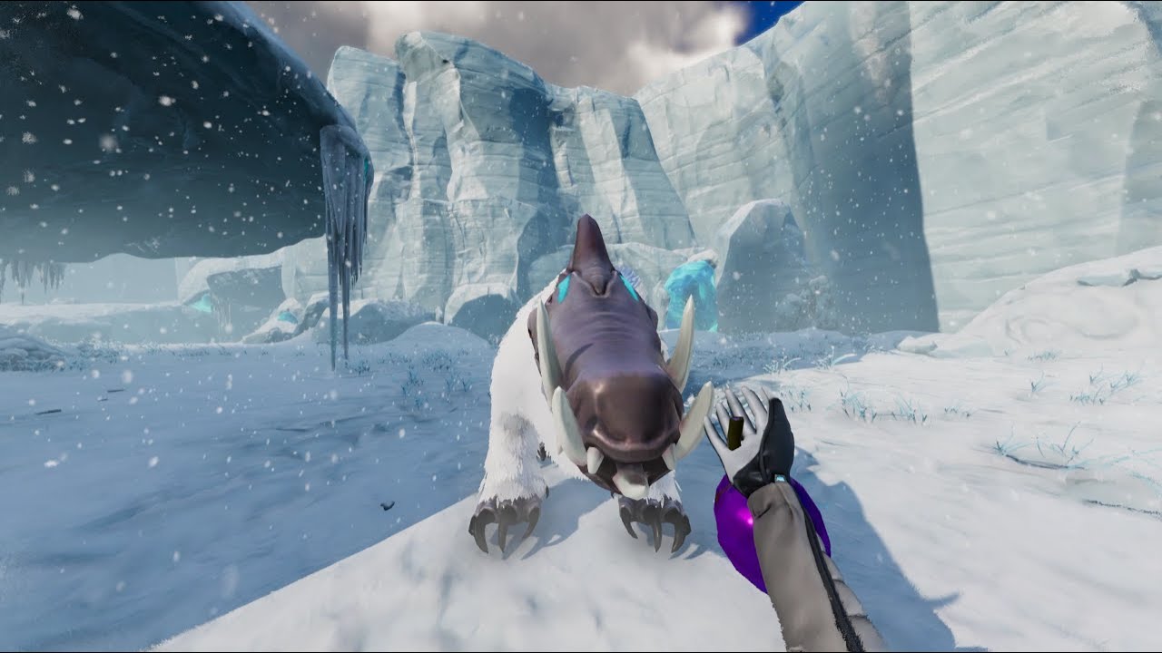 How to Tame a Snow Stalker | Subnautica Below Zero - YouTube