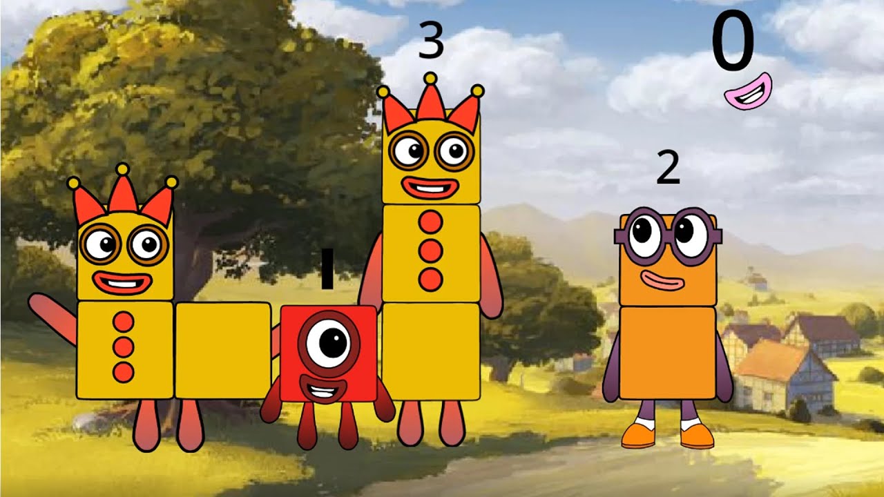 Numberblocks full season: Lost in the dreamland on the island Neagative ...