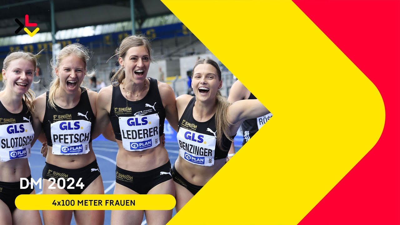 Münchens Sprinterinnen holen sich den Staffel-Sieg - YouTube