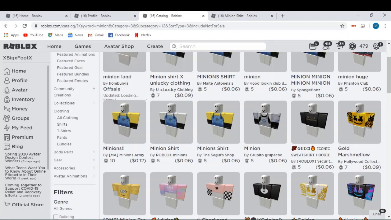 How to make your roblox Avatar in to n minion - YouTube
