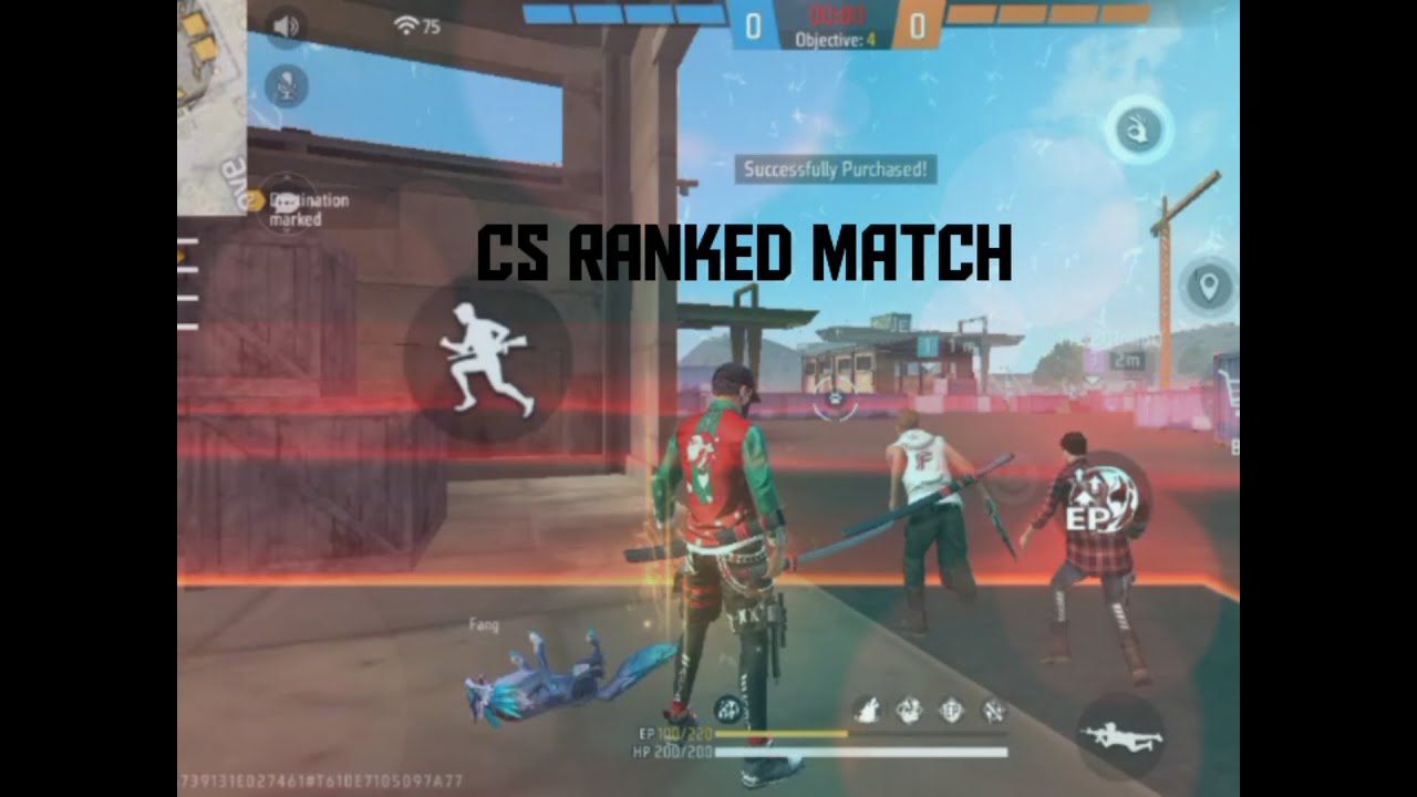 Free fire cs ranked match - YouTube