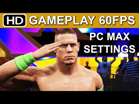 WWE 2K15 PC Gameplay John Cena Vs Brock Lesnar [1080p HD 60FPS Max Settings] WWE 2K15 PC