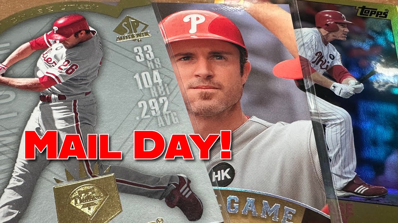 Chase Utley You Are The Man Mail Day! - YouTube