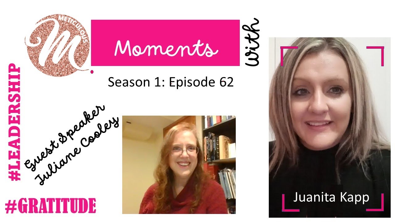 Meticulous Moments with Juanita Kapp: Interview with Juliane Cooley - YouTube