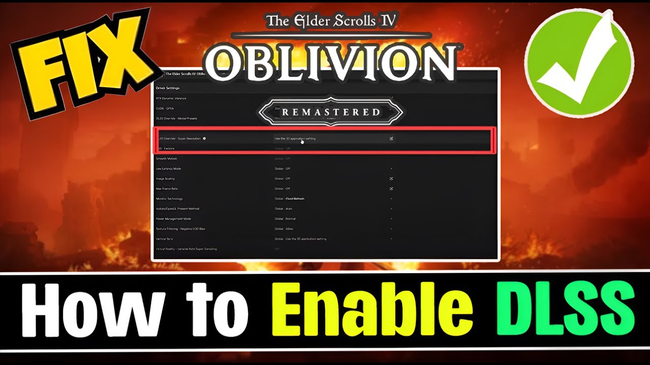 Fix Oblivion Remastered Missing Upscaler/Frame Gen | Enable DLSS or ...