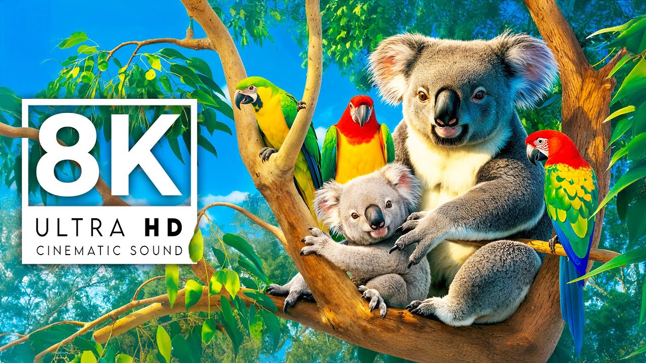 TOP BEAUTIFUL ANIMALS 8K ULTRA HD 120FPS | with Catchy Cinematic Music ...