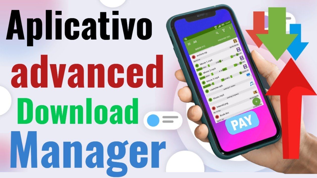 Aplicativo Advanced Download Manager um Dos Melhores gerênciador de ...