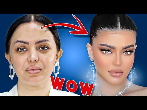 Russian Woman’s Makeup in the Style of an American Model, Amazing! Don’t Miss This Video