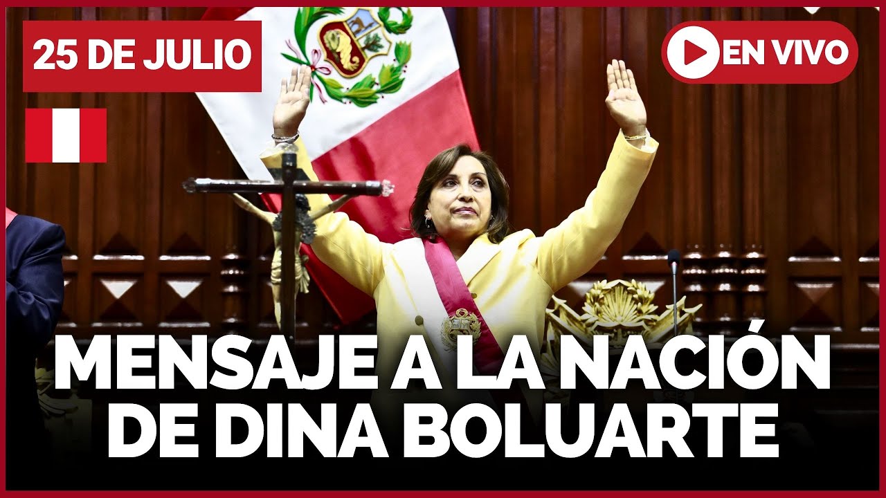🔴 Discurso de DINA BOLUARTE por fiestas patrias | EN VIVO - YouTube