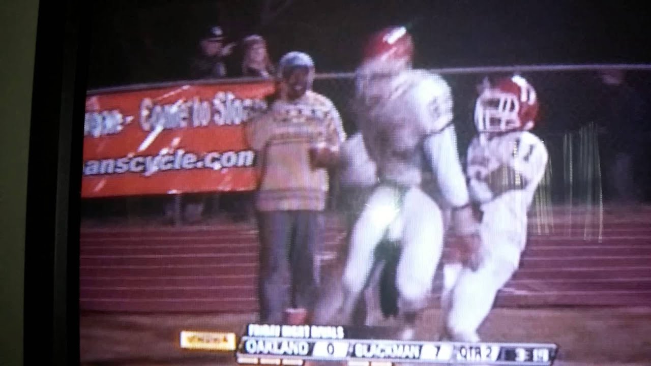 Kyle Oliver Touchdown v Blackman 2014 - YouTube