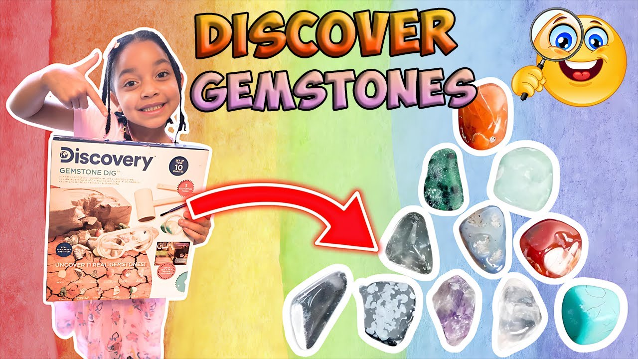 MIRACLE FINDS ALL OF THE GEMSTONES ON A TREASURE HUNT. #gemstone - YouTube