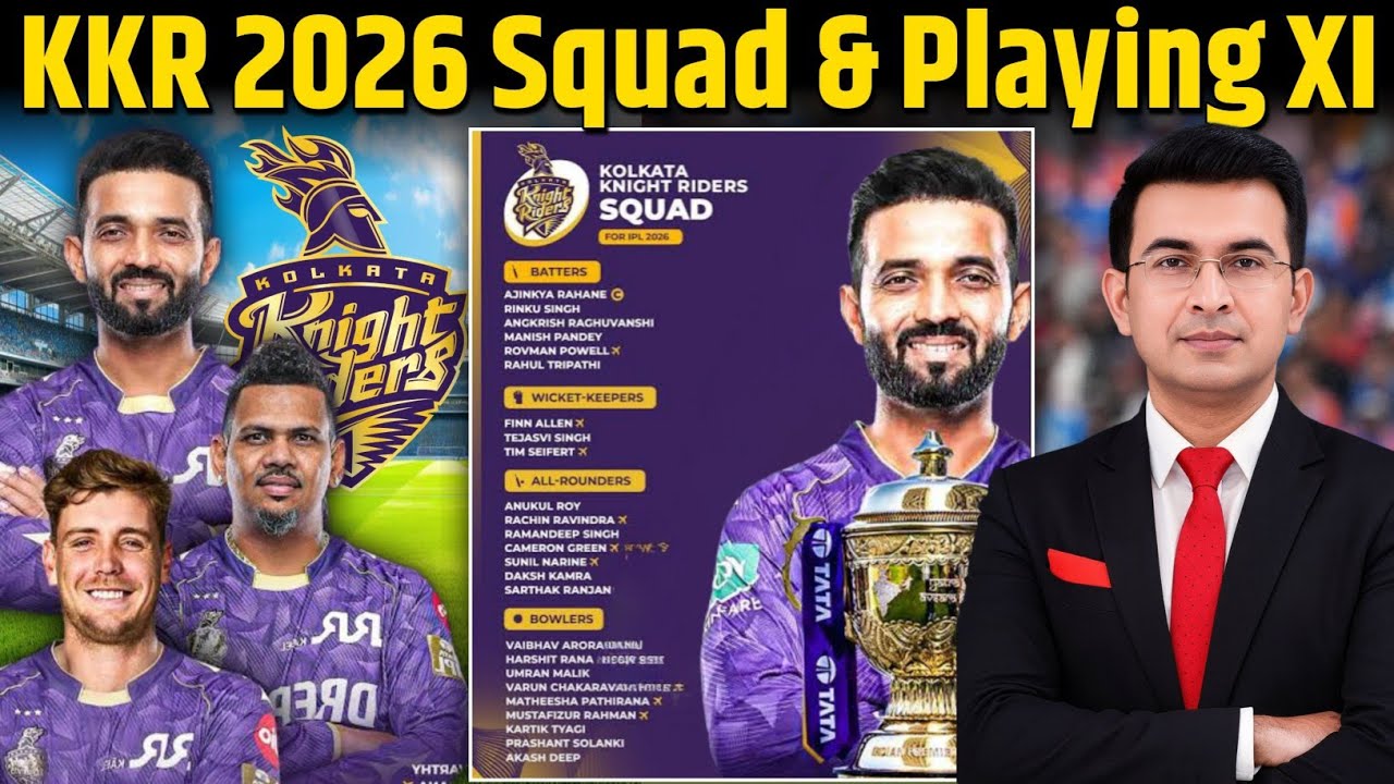 Kolkata Knight Riders Squad 2026: Full KKR Team & Predicted Playing XI ...