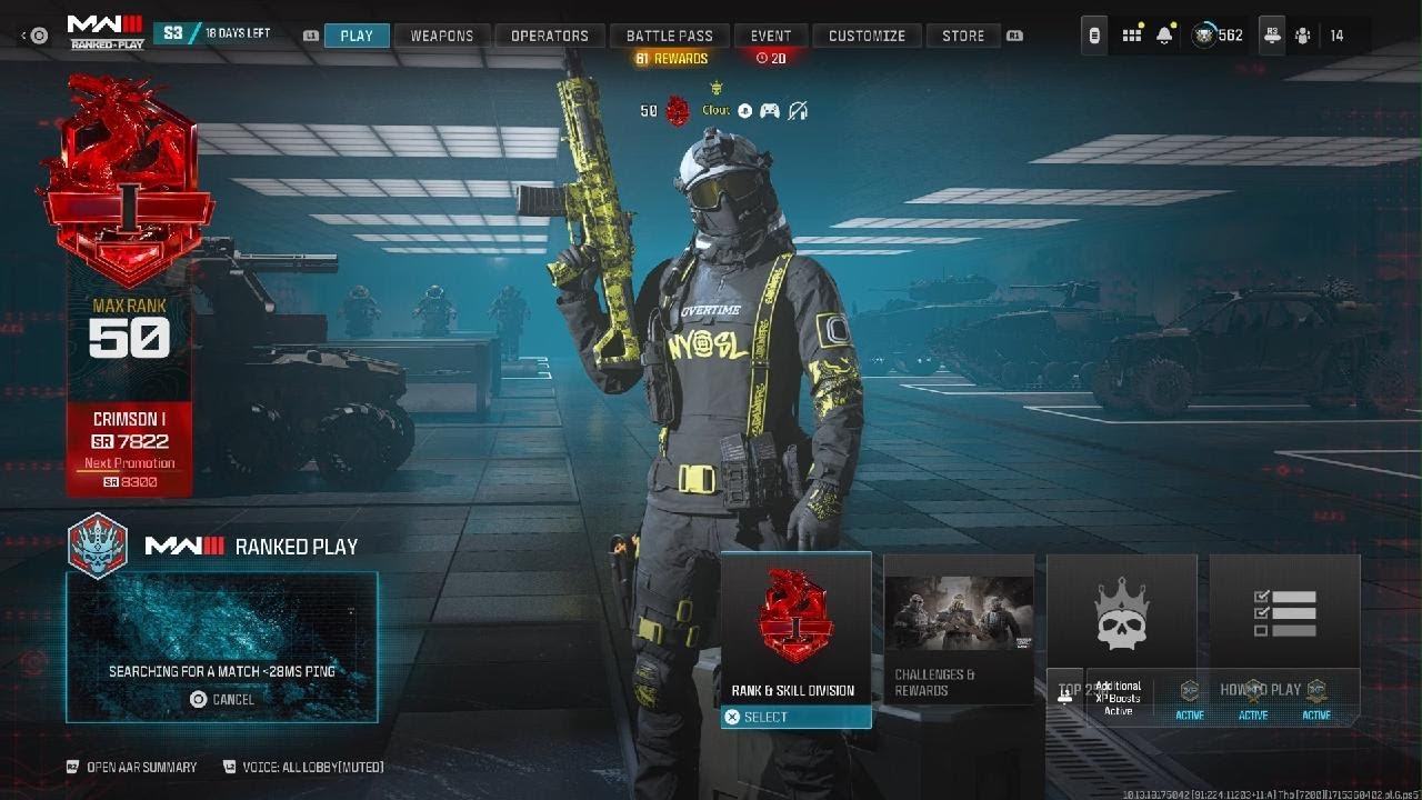 The SoloQ Crim Lobby experience Rio SND |MW3 Ranked Play - YouTube