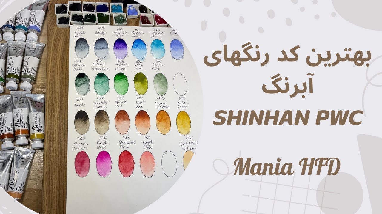SHINHAN PWC WATERCOLOR REVIEW - YouTube