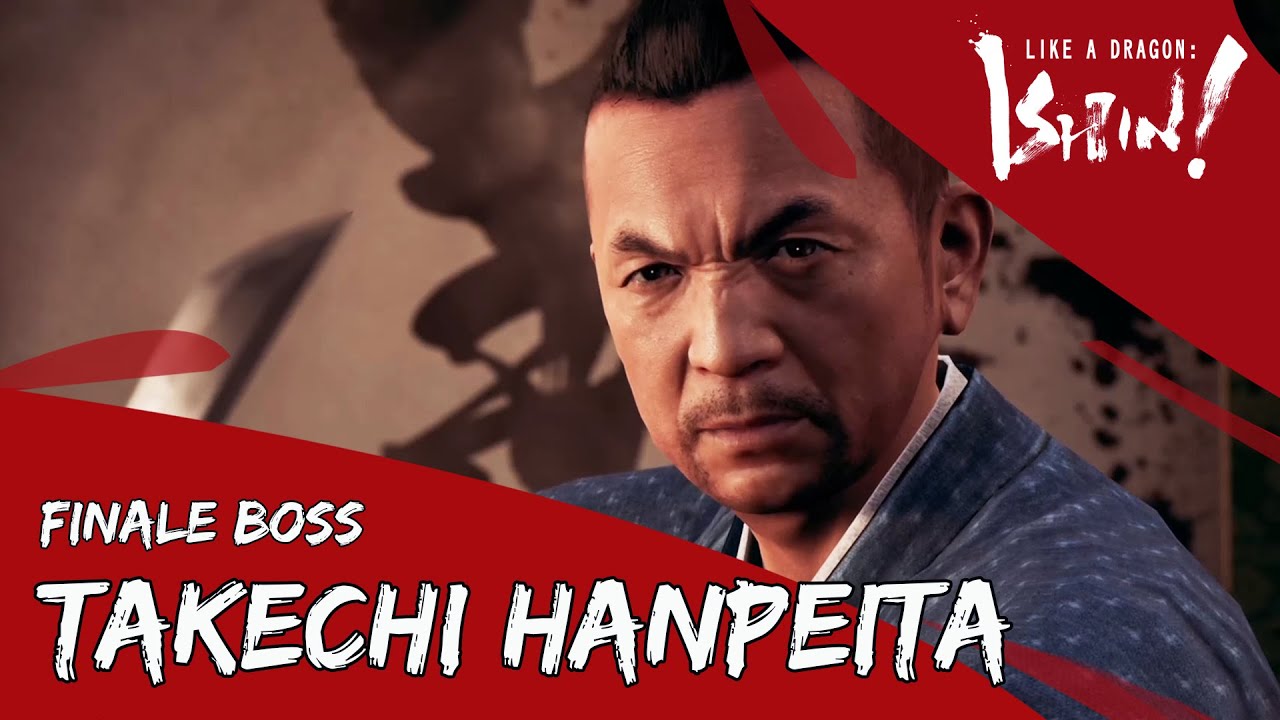 Like a Dragon: Ishin! Finale Boss: Takechi Hanpeita - YouTube