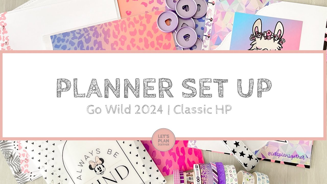 Go Wild Prep 2024 - Planner Setup - YouTube