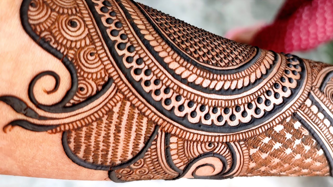 Easy Simple Flower Mandala Mehndi Design l Beautiful Mehndi l Indo ...