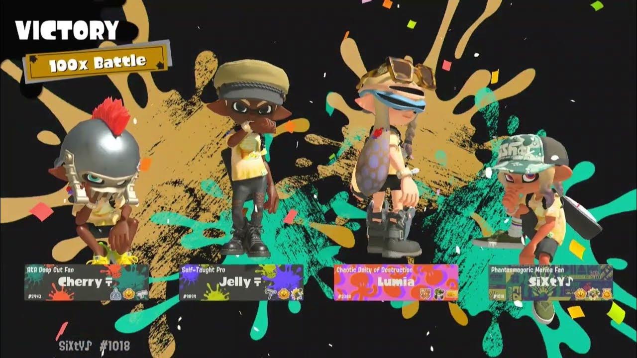 Splatoon 3 - 100x Battle (Ice Cream Splatfest) - YouTube