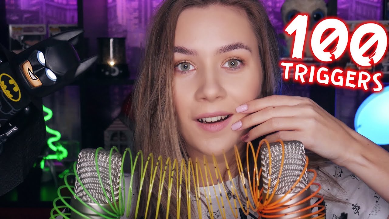 100 ТРИГГЕРОВ ЗА 3 МИНУТЫ АСМР 100 Triggers In 3 Minutes Asmr Fast