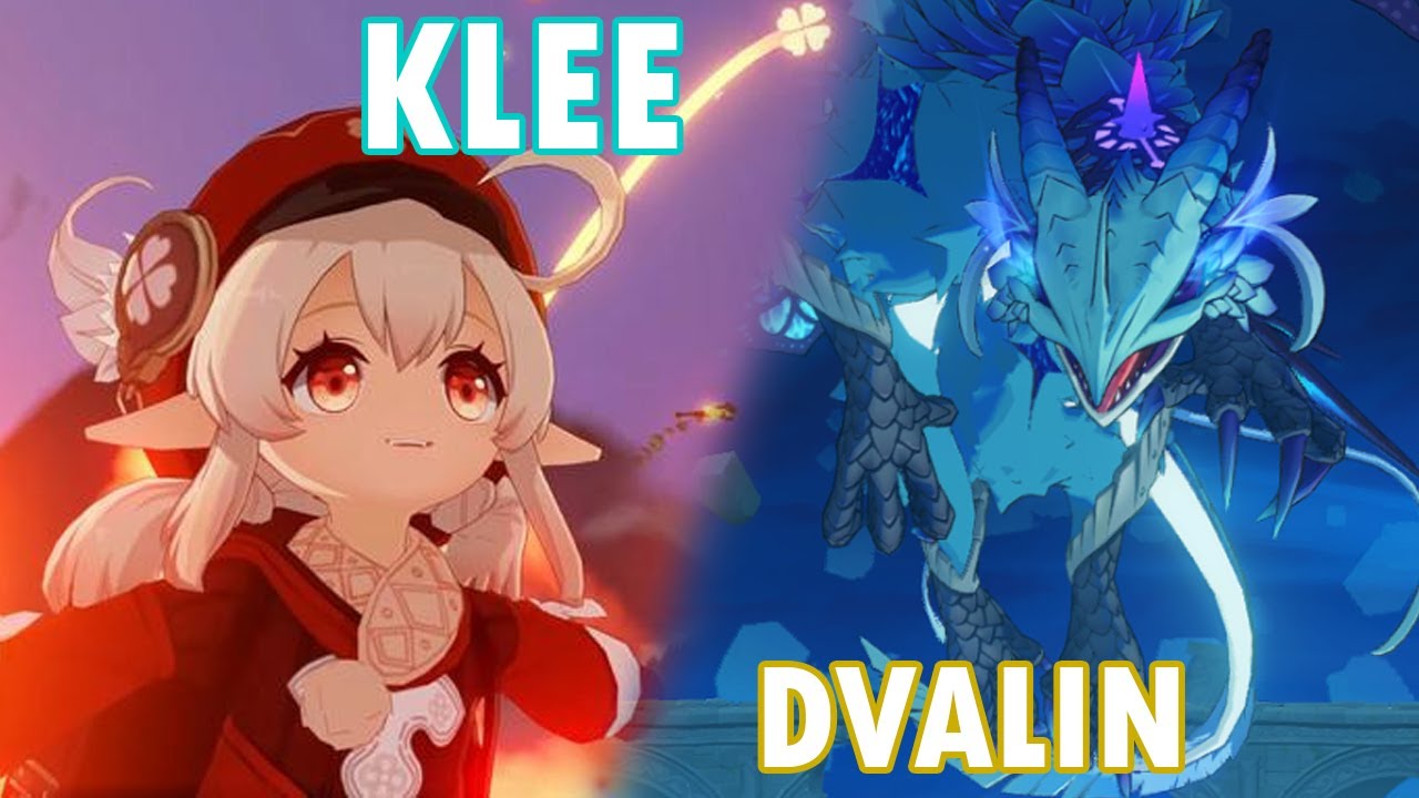 KLEE vs DVALIN - Genshin Impact - YouTube