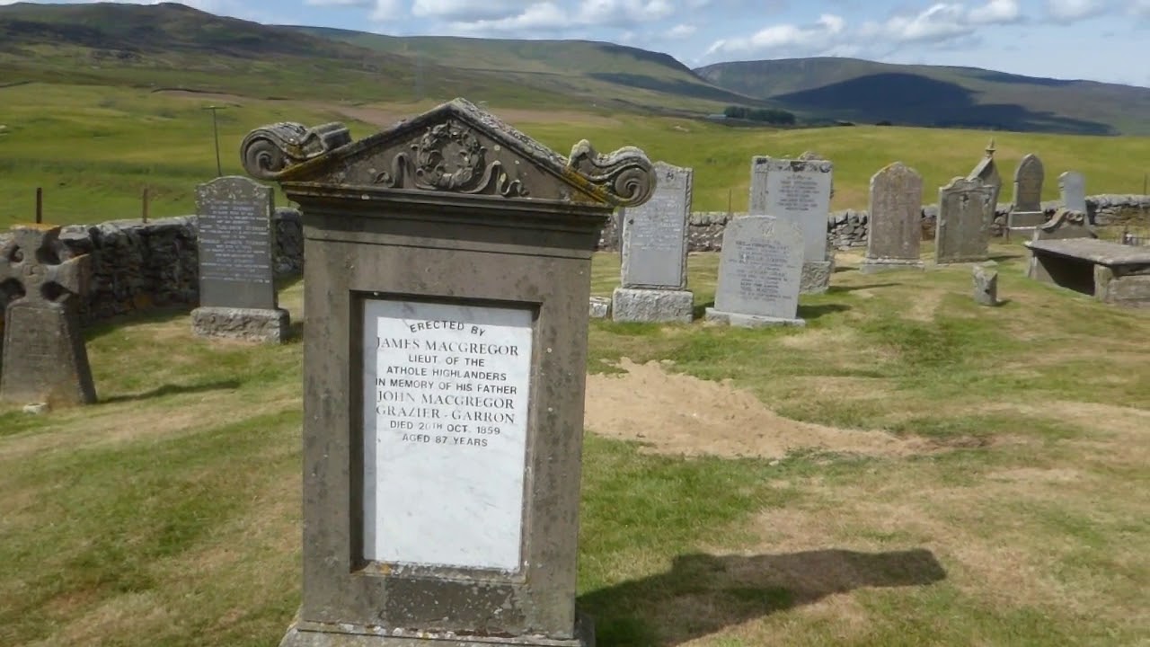 Take A Walk Around Graveyard Amulree Highland Perthshire Scotland - YouTube