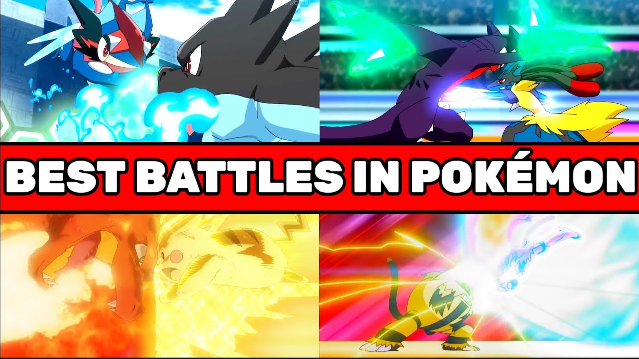 Top 10 best battles of Pokémon | Best fights in pokemon | Hindi - YouTube