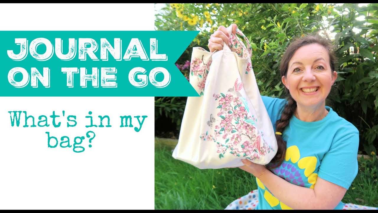 WHAT'S IN MY JOURNAL BAG? | Journaling On The Go - YouTube